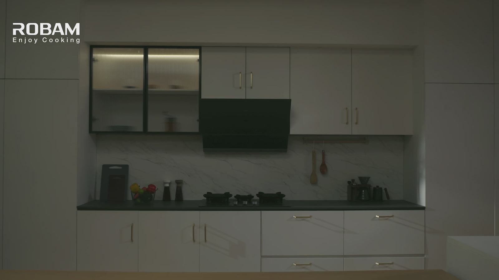 ROBAM R-MAX3 Kitchen Range Hood 30 Inch, Quiet 1200 CFM Vent Hood ...