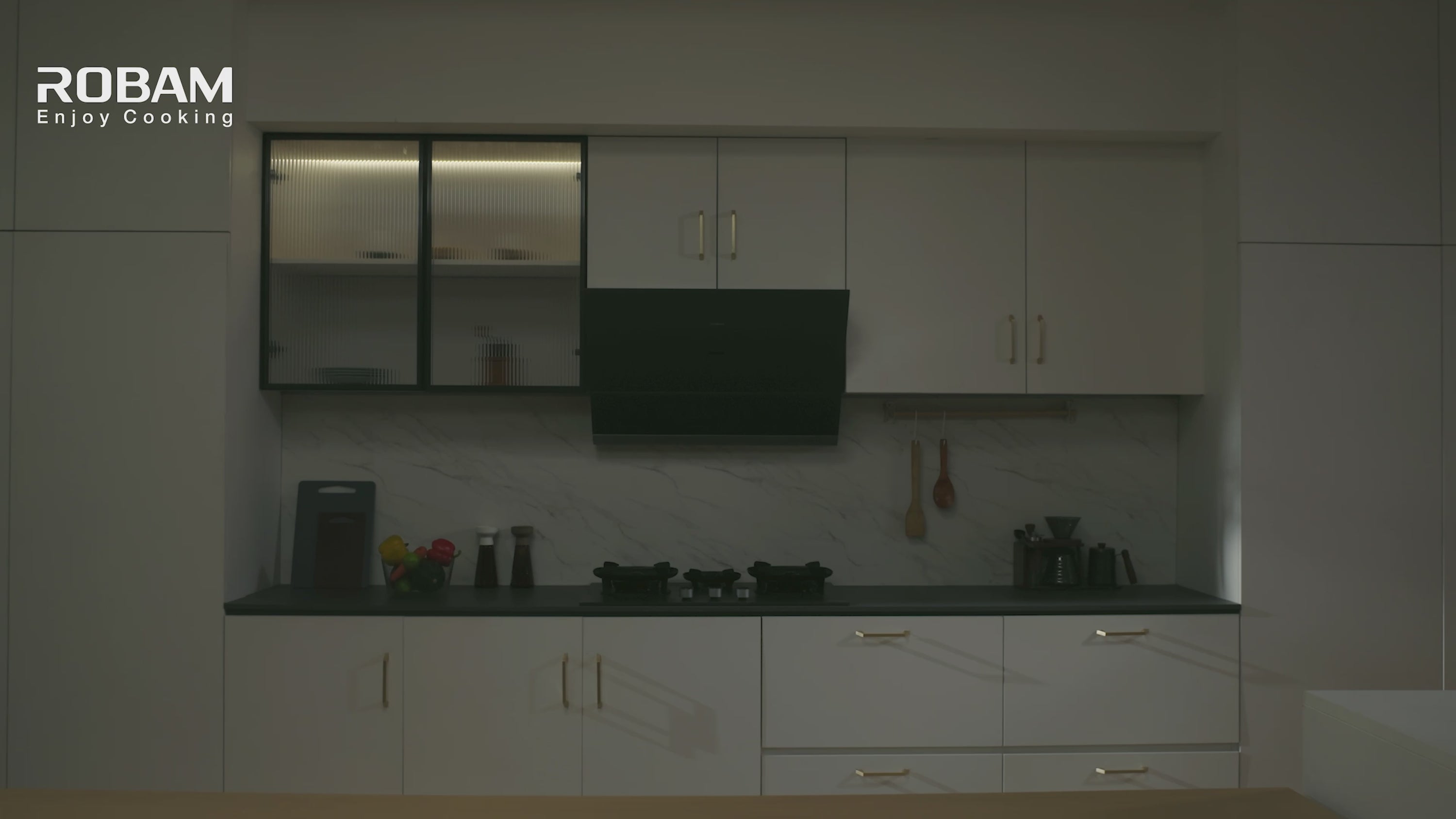 ROBAM R-MAX3 Kitchen Range Hood 30 Inch, Quiet 1200 CFM Vent Hood ...